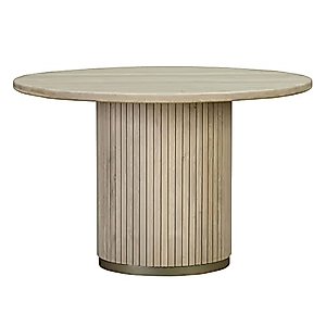 Chelsea Oak Wood Round Dining Table