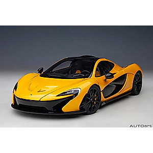 AUTOart McLaren P1 Volcano Yellow w/Yellow/Black Interior 1/18 Model Car 76067