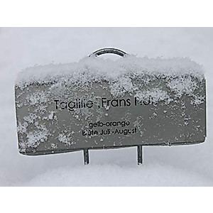 GardenMate 25-Pack Weatherproof XL Metal Plant Labels, Height 21", Label Area 3 1/2'' x 1 1/4''