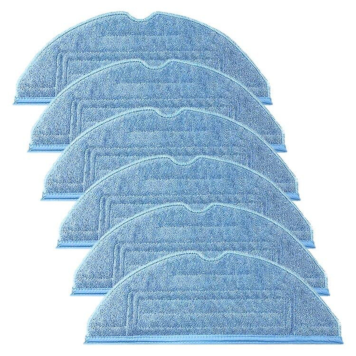 Vacuum Mop Replacement Pads for Roborock T7S T7S Plus S7 Vacuum Cleaner Mop Cloth Parts （6 pack）