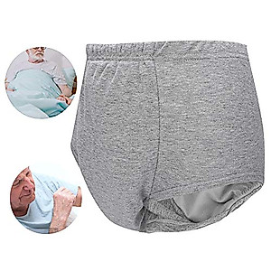 Adult Cloth Diaper, Soft Cloth Diapers for Adults Elderly Cloth Diaper Nappy Care Incontinence Care Panties Reusable Cloth Diaper Cover Washable Underwear for Elderly Patients Pregnant Women Pants (L)