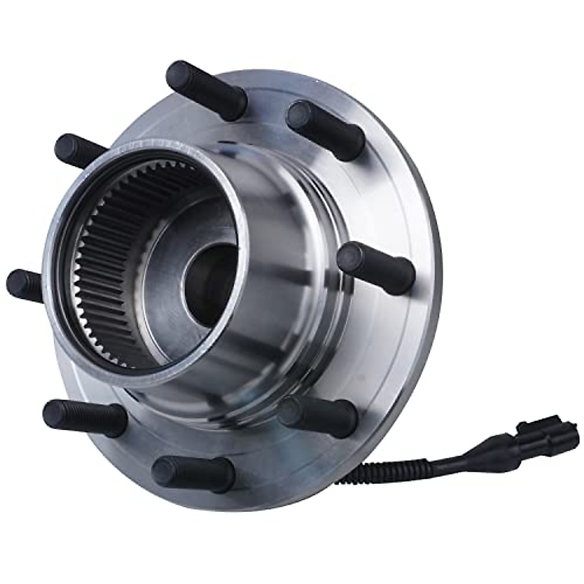 Detroit Axle - 4WD Front Wheel Bearing Hub for 99-04 Ford F-250 F-350 F-450 F-550 Super Duty, Replacement 1999 2000 2001 2002 2003 2004 Ford Wheel Bearing and Hub Assembly [DRW; 4-Wheel ABS]