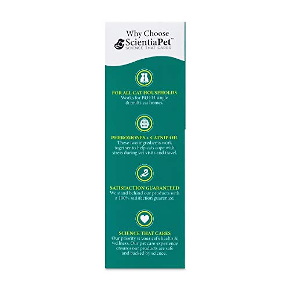 bSerene Pheromone + Catnip Calming Solution for Cats 60ml Spray Works Fast to Help Reduce Hiding, Scratching, Fighting, Marking, Stress, Anxiety at-Home or Travel Vet, Thunder, Fireworks (440223)
