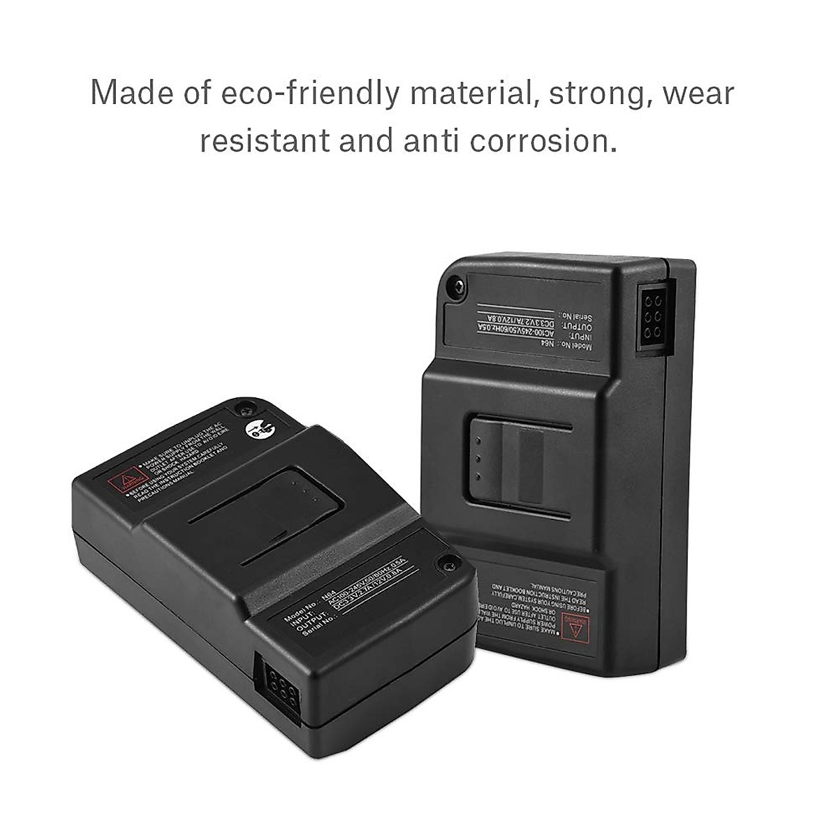 Power Suppply AC Adapter, 100-240V Input High Efficiency Power Adapter Compatible with N64 (US Plug)