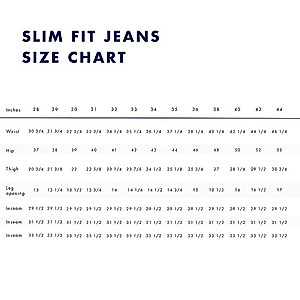 Tommy Hilfiger mens Slim Fit Stretch Jeans, Medium Rinse, 34W x 30L US