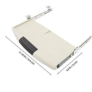 Tofficu 1pc Computer Keyboard Case Desk Keyboard Tray Computer Holder for Desk Computer Keyboard Tray Under Table Pen Tray Under Table Box Keyboard Storage Tray Desk Organizer Foshan