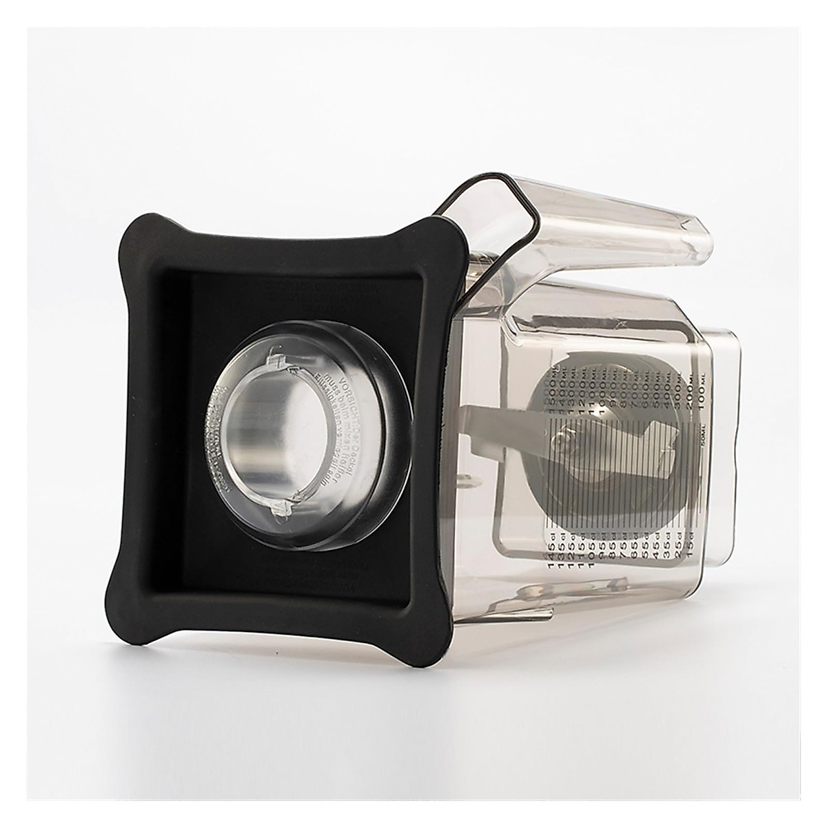 YoupO Compatible for Blendtec Jar 90 Oz 3 Quart Mixer Jar with Stainless Steel Blades and Ventilation Cover