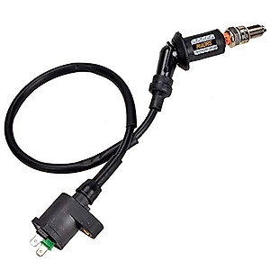 HIAORS Ignition Coil 3 Electrode A7TJC Spark Plug for Eton Viper 50 70cc 90cc Rxl50 50cc Rxl70 70cc Rxl90 Rover 90 Polari ATV Quad Four Wheeler Parts
