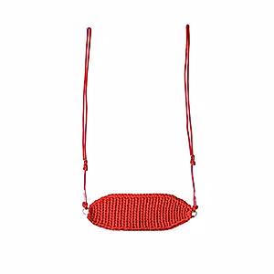 Swings Seats Kids Swing Seats Indoor Hand-Made Kids Swing with Adjustable Rope Outdoor Swing Seat Tree Swing Seat for Backyard Swing Seat Playground Child Swing for Outside Play Set Swings (Color : R