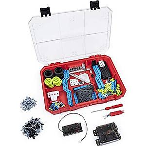 Meccano Erector, Advanced Machines Innovation Set, S.T.E.A.M. Building Kit with Real Motor