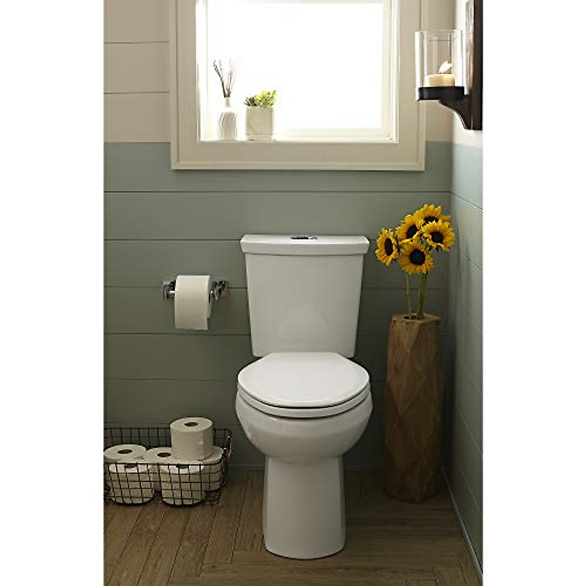 American Standard 4133A218.020 H2Option 0.92/1.28 GPF Dual Flush Toilet Tank Only, White, 12" inches