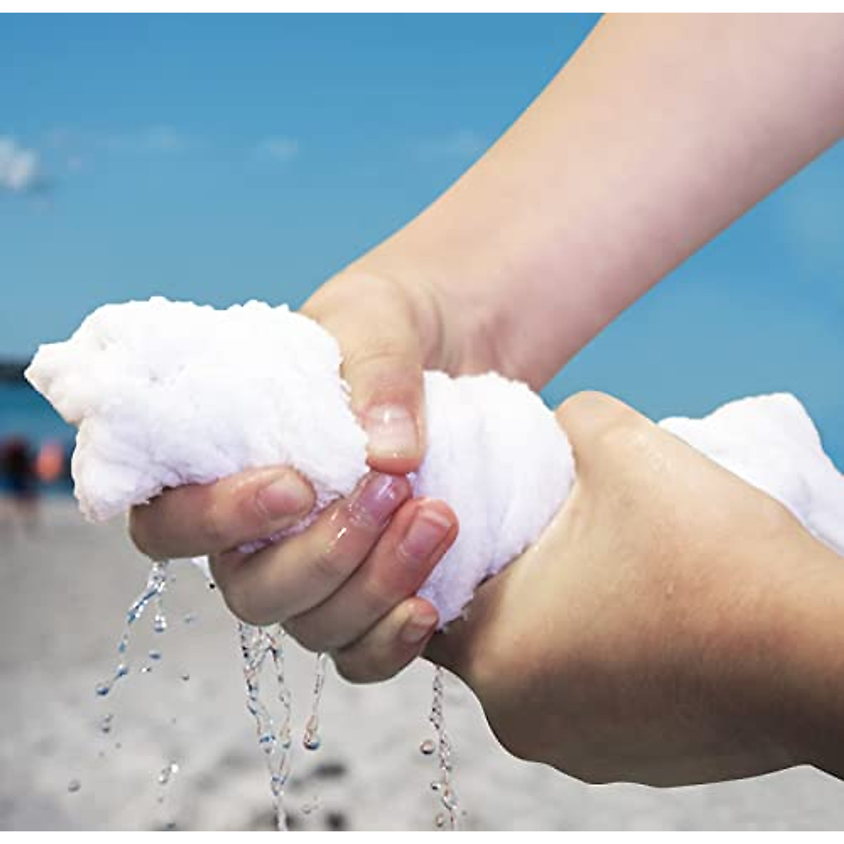 Towel and Linen Mart 100% Cotton - Wash Cloth Set - Flannel Face Cloths, Highly Absorbent and Super Soft Feel Fingertip Towels (White Pack of 12)