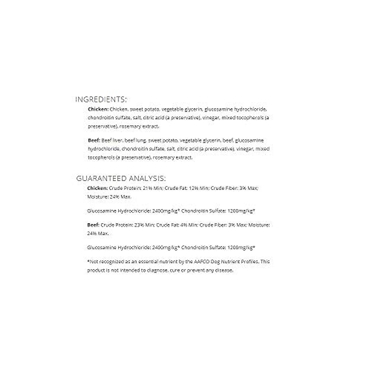 BIXBI Buckley Functional Healthy Hip and Joint Dog Jerky Treats, Beef Recipe, 5 Ounce (Pack of 3)