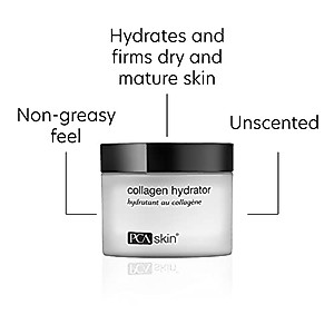 PCA SKIN Collagen Hydrator Night Cream for Women, Hydrating Night Moisturizer Cream for Dry Skin, Made with Shea Butter, Olive Fruit Oil, and Sweet Almond Fruit Extract, 1.7 oz Tub