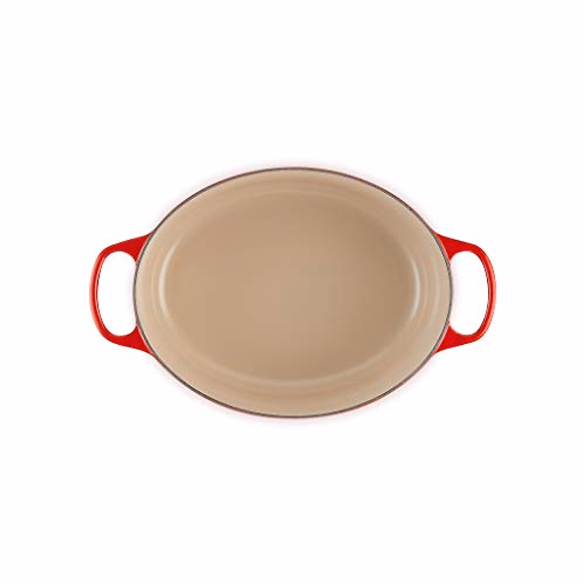 Le Creuset Enameled Cast Iron Noel Collection Signature Oval Dutch Oven, 6.75 qt., Applique w/Gold Knob