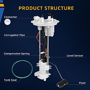 DWVO Fuel Pump Compatible with 2004-2008 Ford F150 4.2L 4.6L 5.4L Lincoln Mark LT 5.4L w/Extended Fuel Tank