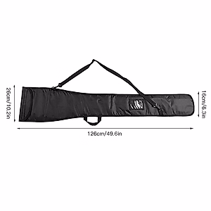Lixada Kayak Canoe Paddle Bag Very Thick and Durable Protective Storage Bag Adjustable Paddle Carrying Bag for Two-Piece Paddles