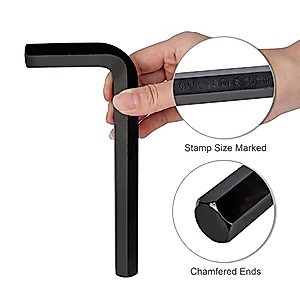 Owl Tools Jumbo Allen Wrench Set (8 Pack - Extra Large Hex Key Set) Metric Sizes 7mm, 8mm, 9mm, 11mm, 12mm, 14mm, 15mm, and 17mm