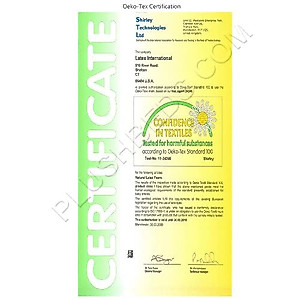 Eco Terra Natural Latex 3" Medium-Firm Mattress Topper | Luxurious Comfort & Support| Organic Certified Latex| Deep Rejuvenating Sleep| Support Shoulders, HIPS, Back & Knees| Twin