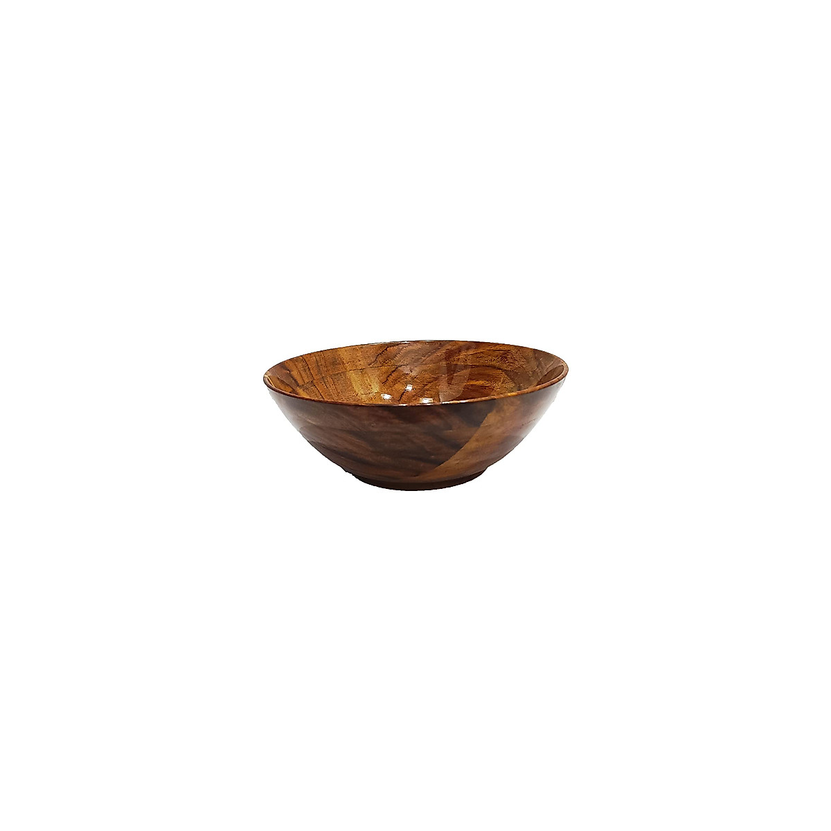 Wooden Bowl for Dry Fruits, Fresh Fruits and Snacks, 8" Diameter X 3" Height