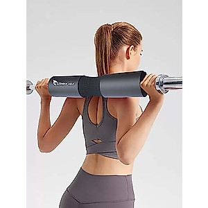 Squat Pad Barbell Pad Hip Thrust Pad Barbell Cushion Foam Sponge for Squat,Lunge,Weight Lifting Comfort Protection of Shoulders,Neck,Back,Crotch Suitable for Gym Standard Olympic Barbell Black