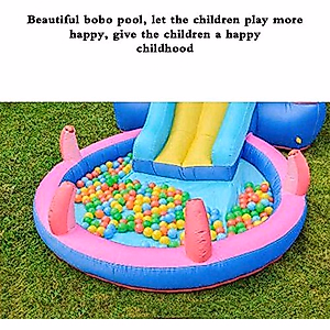 Baby Toys Bouncy Castles, Children's Inflatable Castle, Kid Slide Toys, Children's Playground Inflatable Trampoline, for Indoor and Outdoor