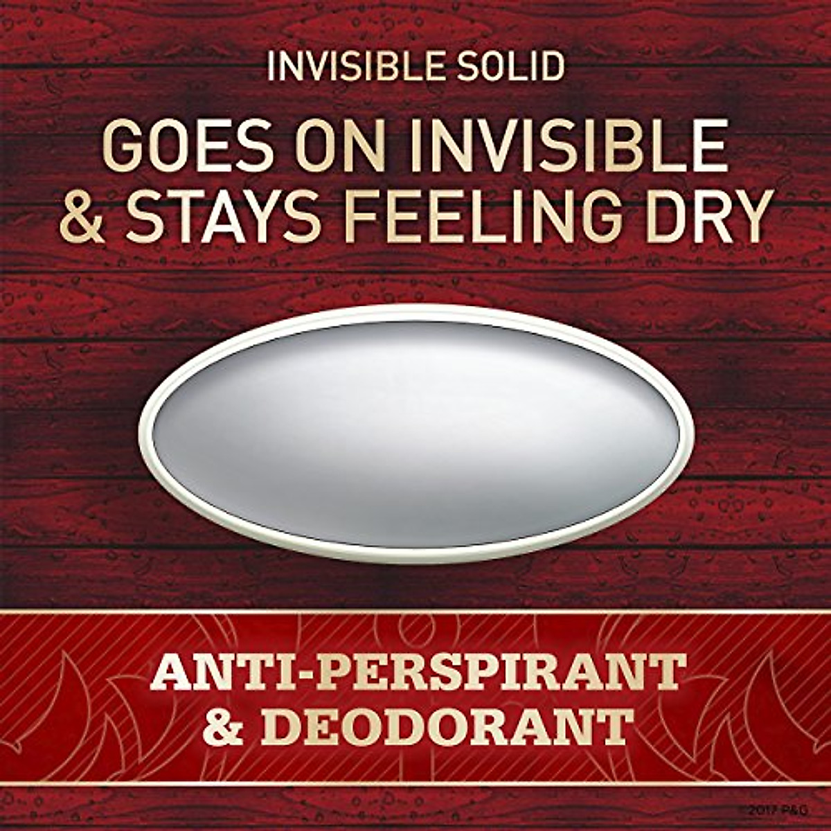 Old Spice Red Collection Invisible Solid Anti-Perspirant and Deodorant for Men, Captain, 2.6 oz