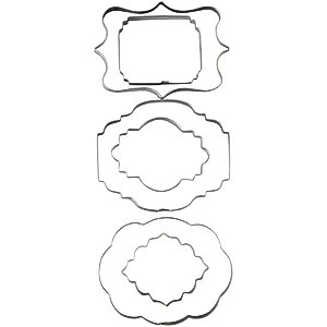 Wilton 6 Piece Plaque Fondant Cut-Outs Set