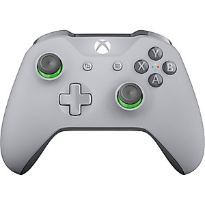 Xbox Wireless Controller - Grey/Green (Renewed)