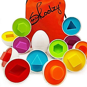 Skoolzy Peg Board Set - Egg Toy - Jumbo Nuts and Bolts