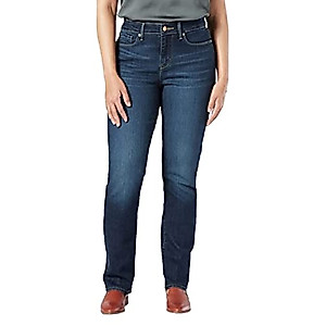 Signature by Levi Strauss & Co. Gold Label Women's Modern Straight Jeans (Available in Plus Size), (New) Angel Island, 12 Regular
