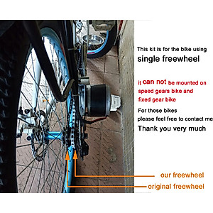 L-faster 24V 36V 350W Electric Motorized Electric Drive Bike Conversion Kit E-Bicycle Kit E-Bike Motor Set HOMEMADE DIY Electrci Bicycle (24V350W)