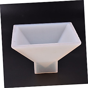 EXCEART 3pcs Silicone Crystal Silicone Cupcake Round Ice Cube Tray Chocolate Letter Molds Ice Cubes Trays Circle Silicone Mold Silicone Letter Molds Epoxy Cake Mold Jewelry Accessories