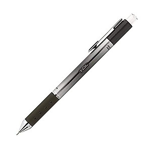 Tul Retractable Gel Pens 0.7mm Needle Point Medium, Black 4/pk