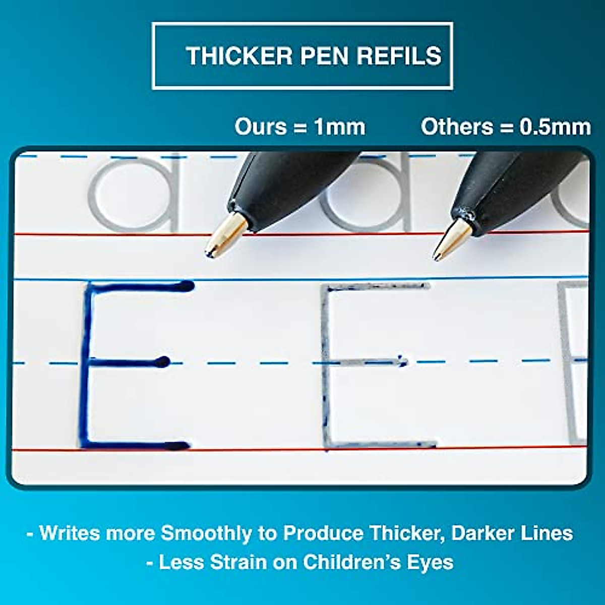 Premium Edition 11x8.5 Inch Large Magic Practice Copybook for Kids 4 Pack, Magical Handwriting Workbooks, Tracing Letters Numbers and Kindergarten Sight Words for Kids Ages 3-5, (4pc+2 pens)