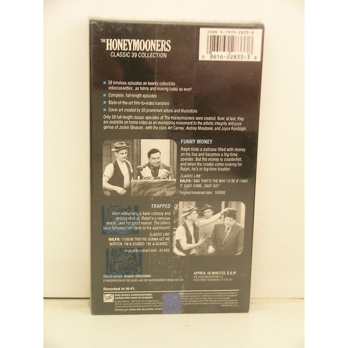 The Honeymooners VHS Video Tape Volume 3 of 20