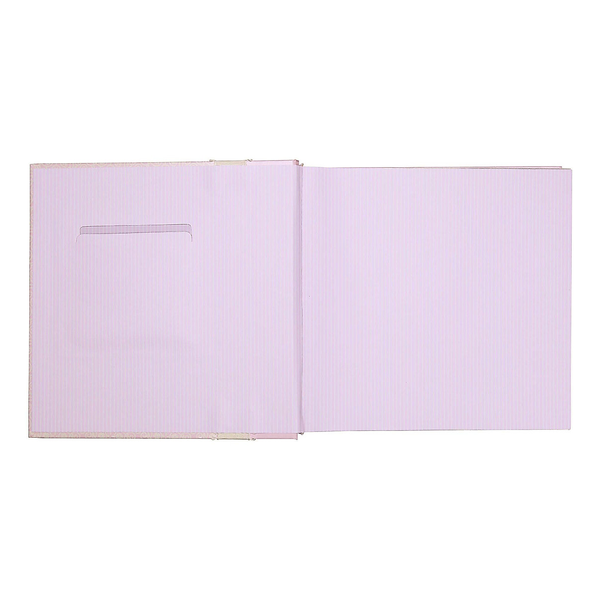 C.R. Gibson Pink Photo Album Baby Book for Girls, 10.4 x 9.7 x 1.9 inches, 80 Pages