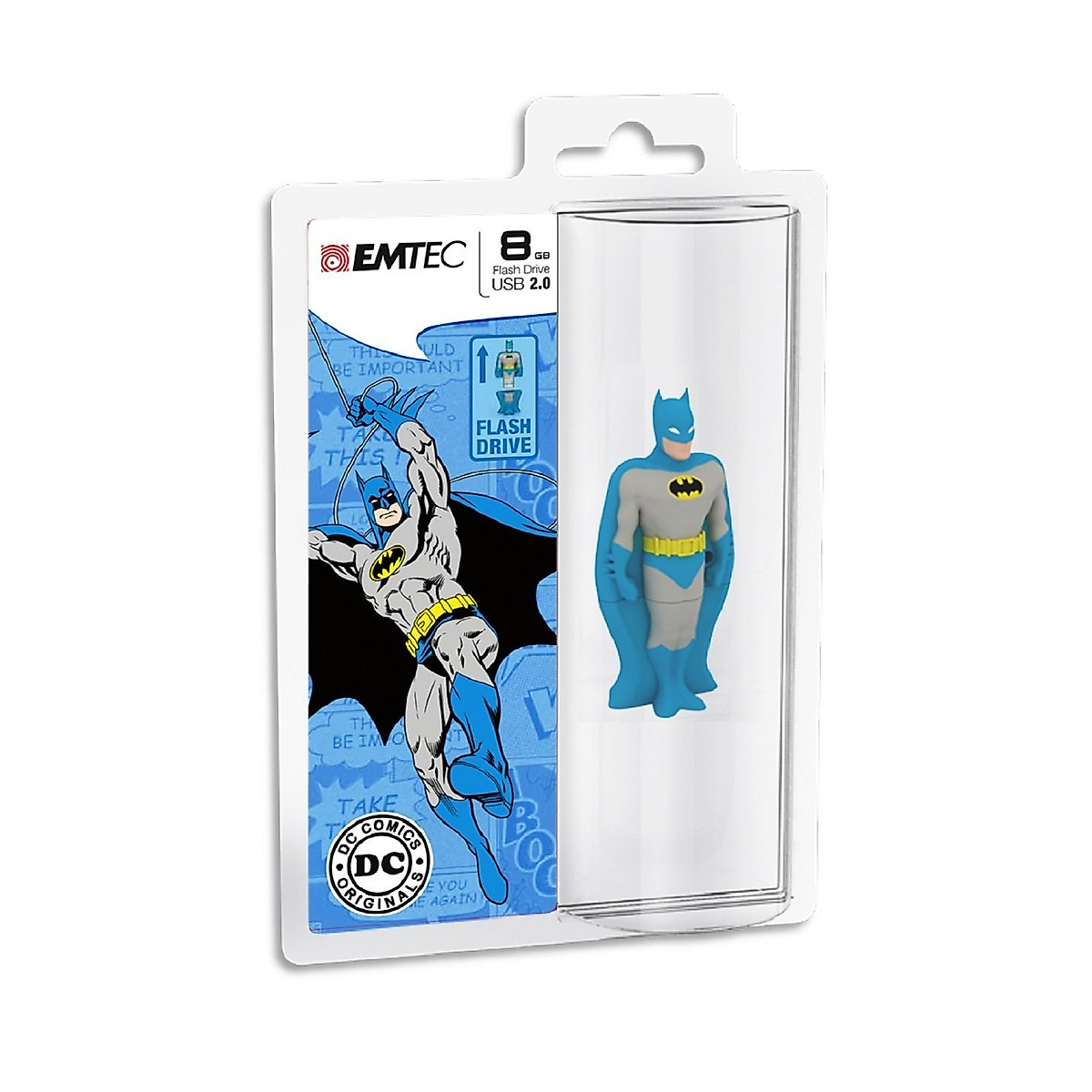 EMTEC Super Heroes 4 GB USB 2.0 Flash Drive, Batman