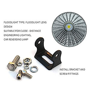 Handxen Boat Deck Light - LED 18W 1600 Lumen Spreader - Long Lasting - Flood Marine-Grade T-Top Boat Deck Lights - Extremely Bright - Durable Quality - Ideal for Marine Boats Cars Trucks (2 Pack)