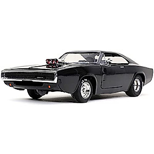Jada Toys FF9 DOMS 1327 Dodge Charger 1/24 Vehicle, Black