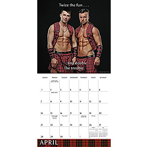 Kilty Pleasures 2024 Wall Calendar, 16-Month Humor & Comic Calendar, 12" x 12"