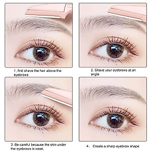 MENFENG 3 pack Eyebrow razor | cheek face hair remover peach fuzz razor | dermaplaning blades for face | dermaplaning blades | women trimmer shaving grooming set | Face Razors for Women and Men