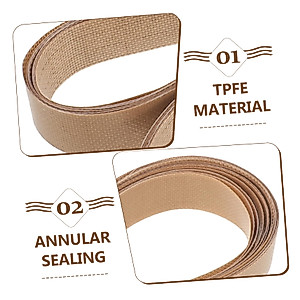 MOLUCKFU 25pcs Sealer Adhesive Tape Seal Tape Sealing Strip High Temperature Sealing Belt Seal Strip Insulation Sealing Machine Sealing Tape Continuous Band Heat Sealing