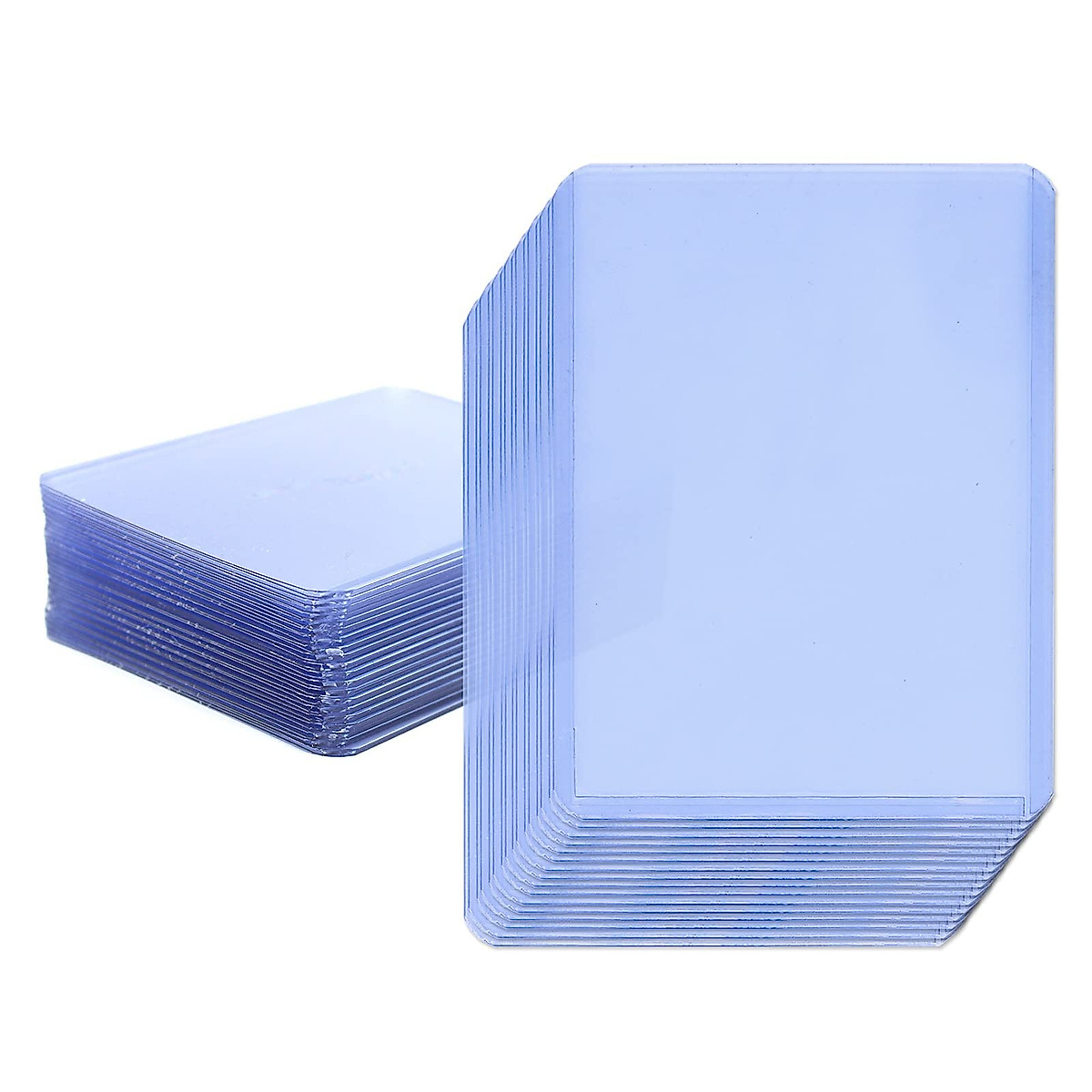 Trading Card Penny Sleeves,40PCS Clear Thick Plastic Trading Card Sleeves for Top Loaders,Baseball Card, Sports Cards, MTG, Yugioh,Credit Card(4 x 3 Inch)