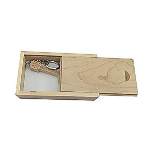 10 PCS Guitar Shaped Wood Memory Stick USB Flash Drive in Wood Box (2.0/16GB, Maple)