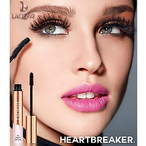 LAQENE Luxury Line: Mascara - Nourishing & Fabulous. Makes You Look Unforgettable. Smooth and Creamy Texture. Long Lasting Black Waterproof - Vegan And Cruelty Free.