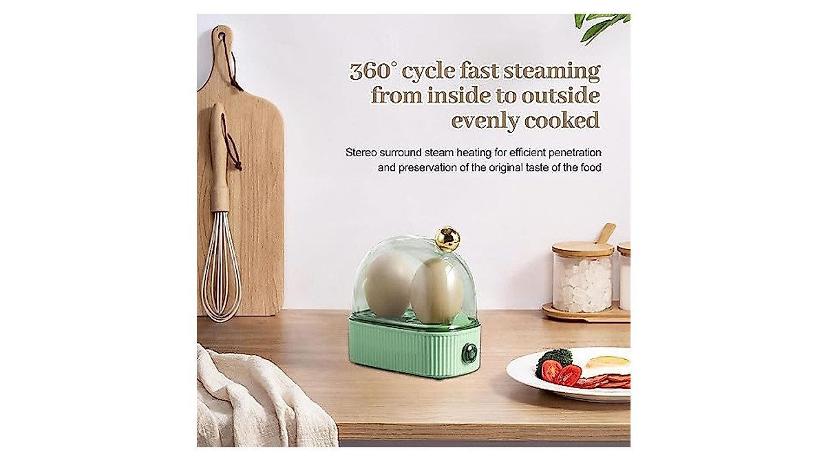 Easy Egg Cooker for Perfect Eggs – Fulenyi 2-Egg Capacity
