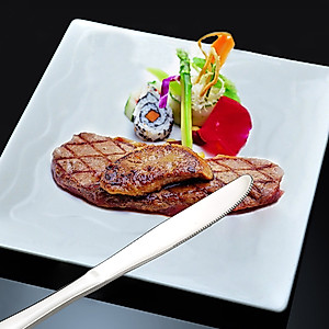 Hommp 16-Piece Stainless Steel Dinner Knives Set