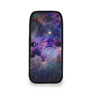 ALAZA Galaxy And Nebula In Space Small Crossbody Wallet Purse Cell Phone Bag Rfid Passport Holder with Credit Card Slots
