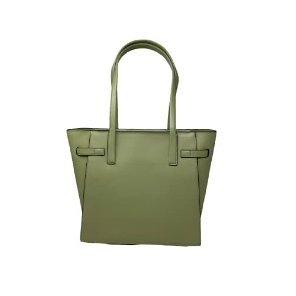 Michael Kors Carmen Large Leather NS Tote Shoulder Handbag (Light Sage)